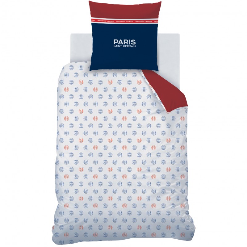 Housse de couette Paris Saint Germain Réversibe